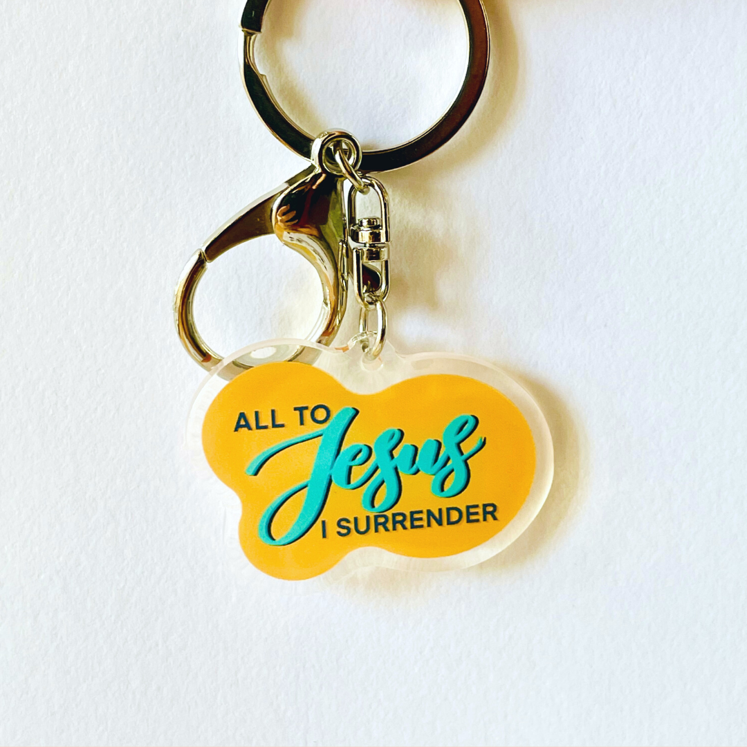 All To Jesus I Surrender Keychain – The Add Ons
